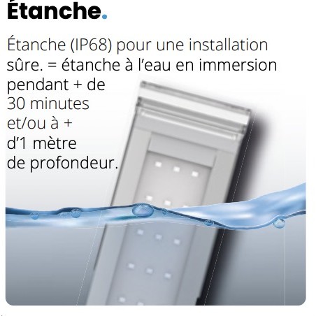 Rampe Scaper Led RGB 64 éclairage pour aquarium de 45 à 64cm