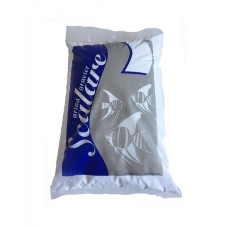 Sable de rivière blanc scalare en sac de 9 kg