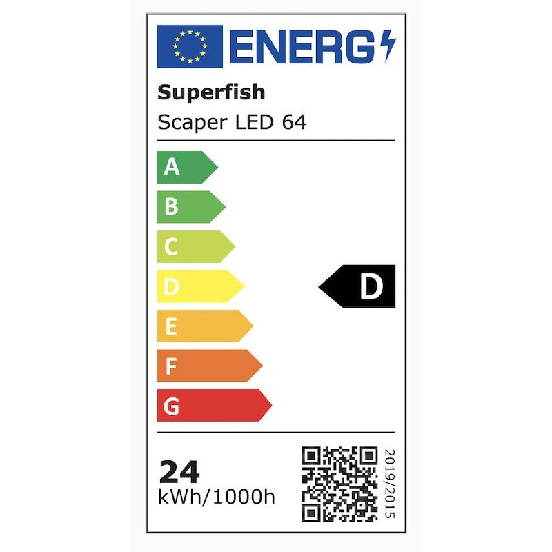 Rampe Scaper Led 64 éclairage pour aquarium de 44 à 65 cm