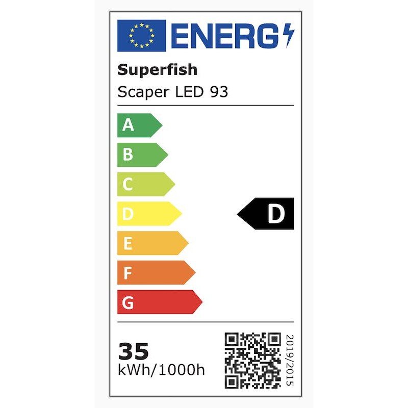 Rampe Scaper Led 93 éclairage pour aquarium de 74 à 93 cm